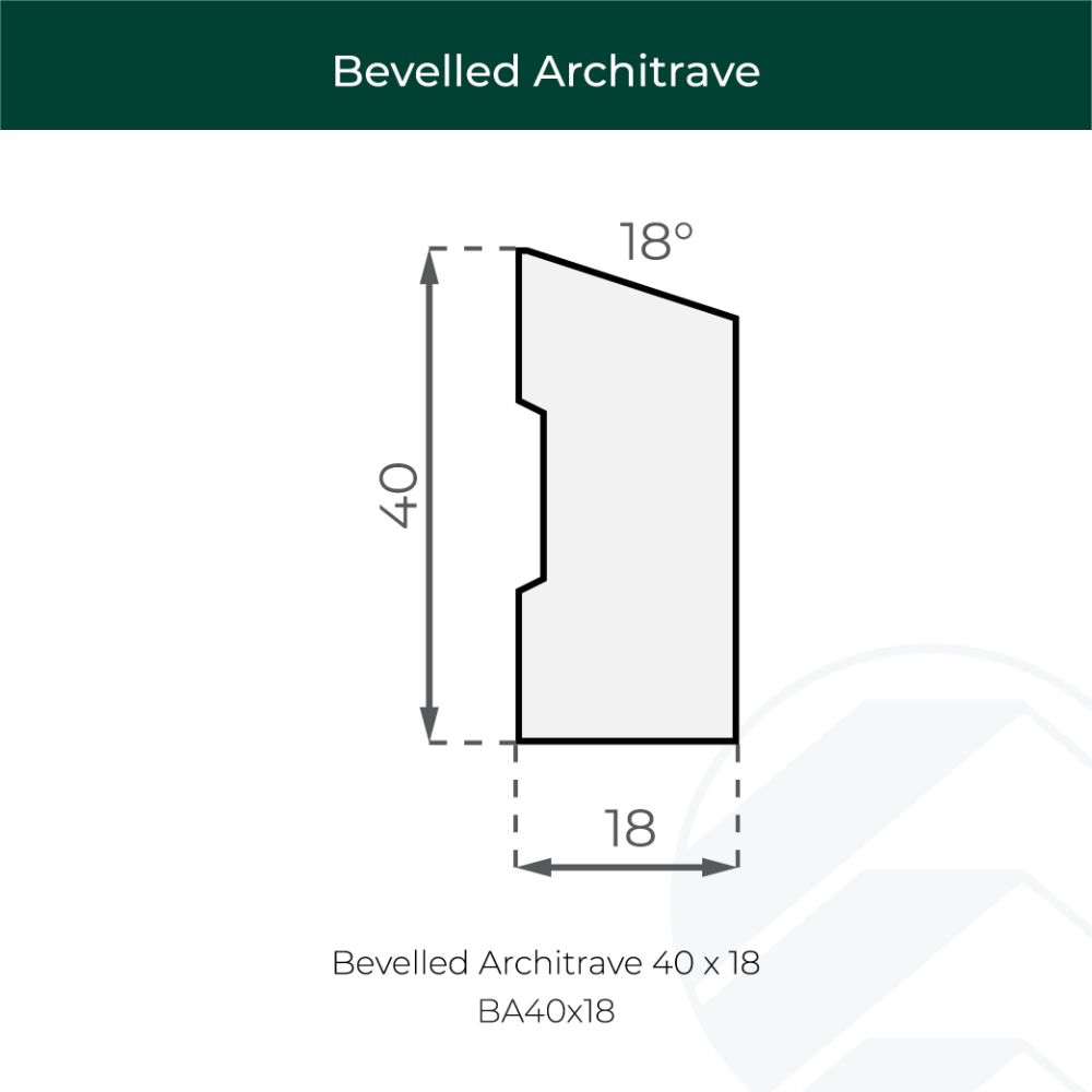 Bevelled Architrave 40 x 18 - Southern Pine Products