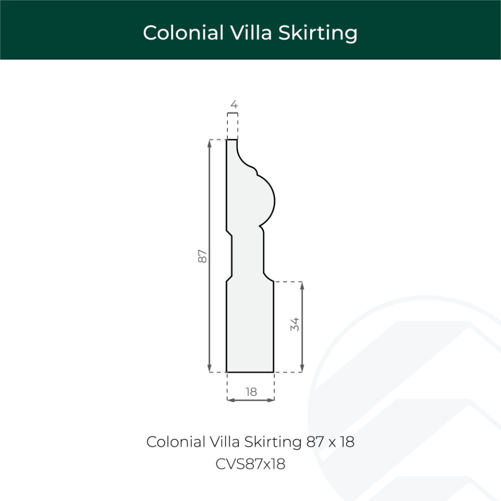 Colonial Villa Skirting 87 x 18 - Southern Pine Products
