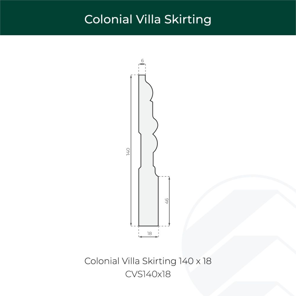 Colonial Villa Skirting 140 x 18 - Southern Pine Products