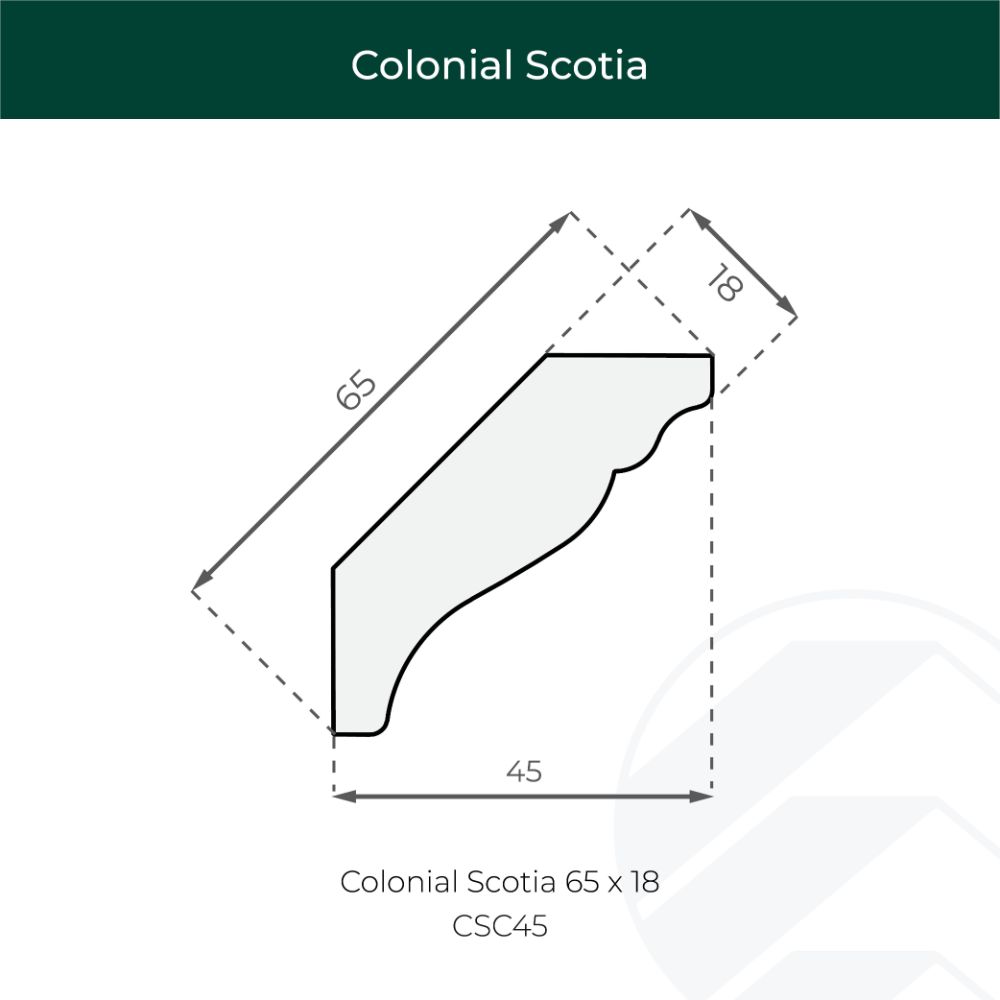 Colonial Scotia CSC45 65 x 18 - Southern Pine Products