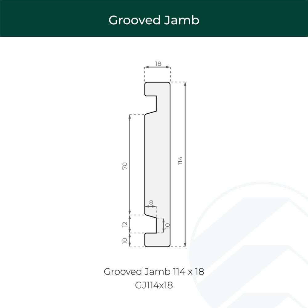 Grooved Jamb 114 x 18 - Southern Pine Products