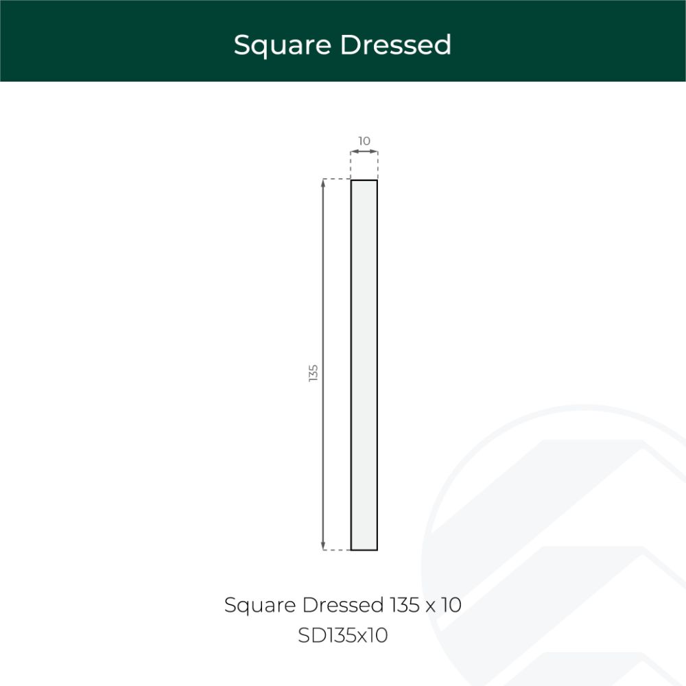 Square Dressed 135 x 10 - Southern Pine Products